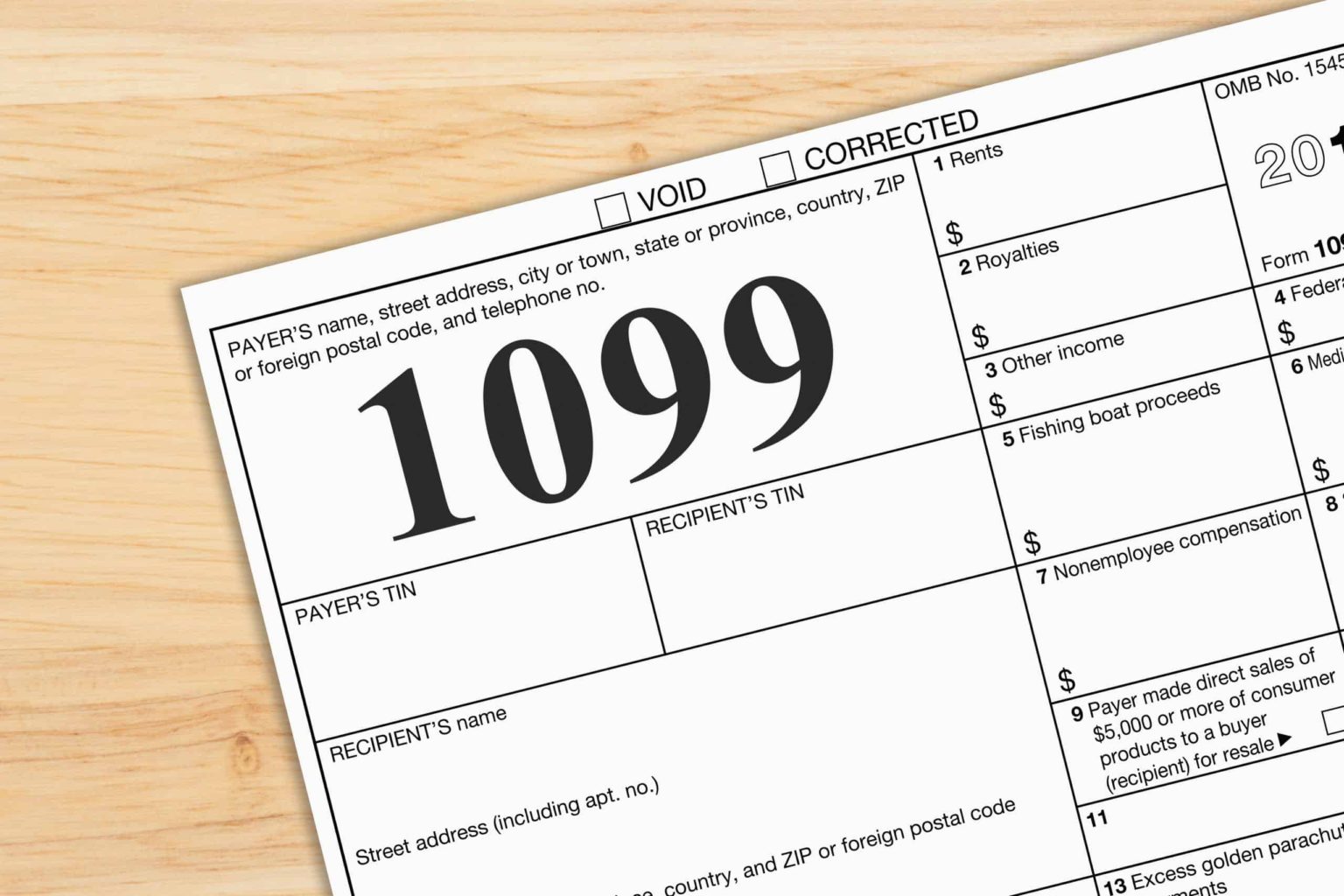 1099 form – what numbers get in the form